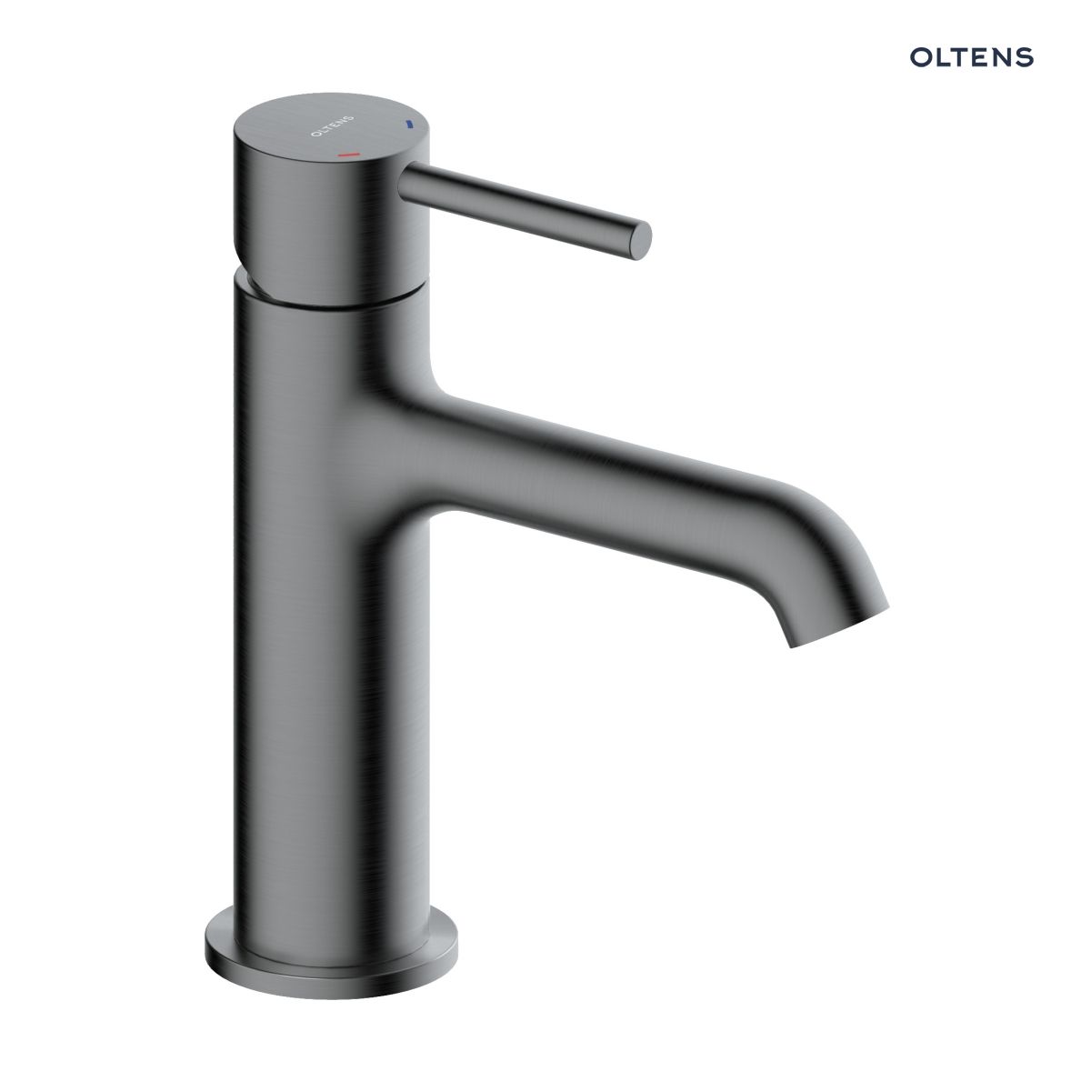 Oltens Molle Slim basin pillar mixer tap, graphite 32203400 32203400 ...